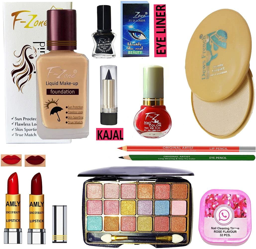 F Zone Makeup Kit Of 11 Makeup Items SHT14 - Walmart.com