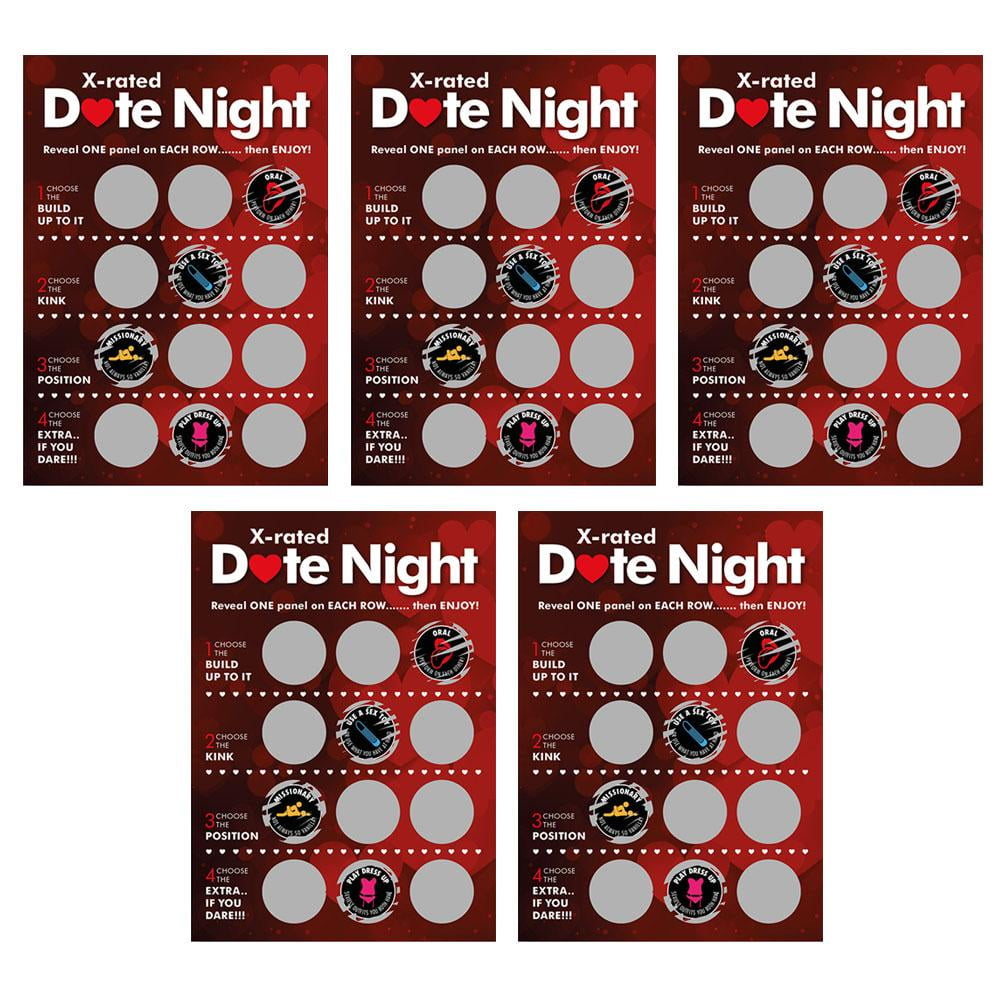 F and Romantic Scratch Off Date Ideas For Him,lo Eitement with Our ...