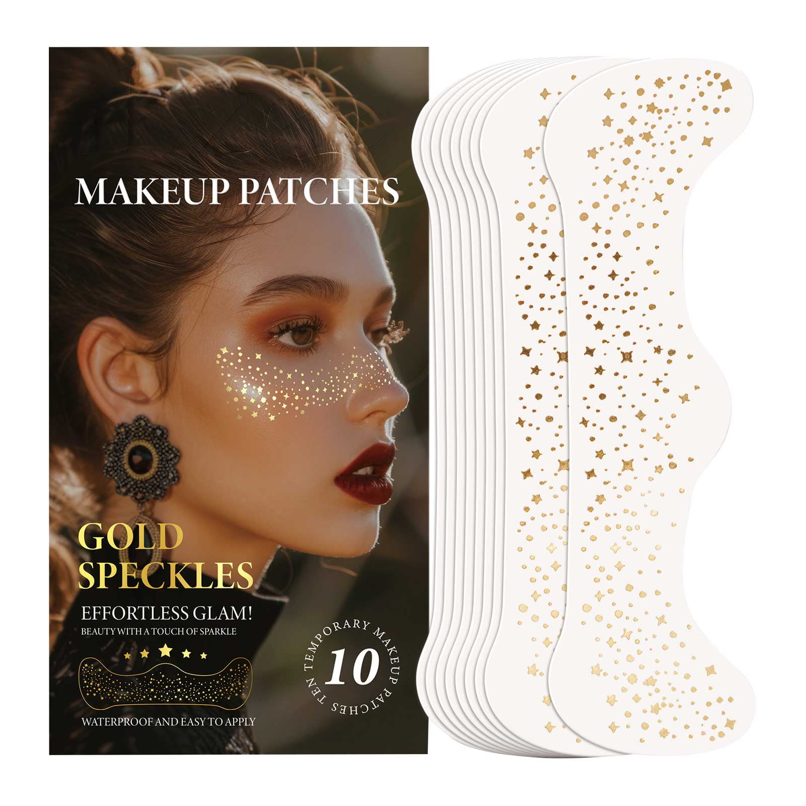 F-azit Makeup Patches - Waterproof Faux Freckles - Temporary Face ...