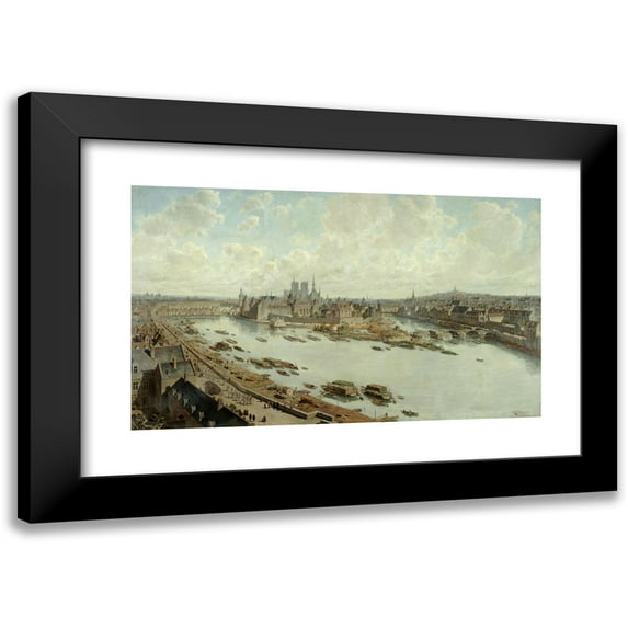 Fédor Hoffbauer 24x16 Black Modern Framed Museum Art Print Titled ...