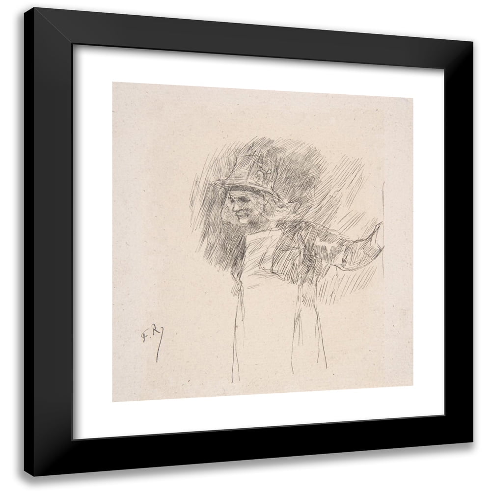 Félicien Rops 15x16 Black Modern Framed Museum Art Print Titled - The ...