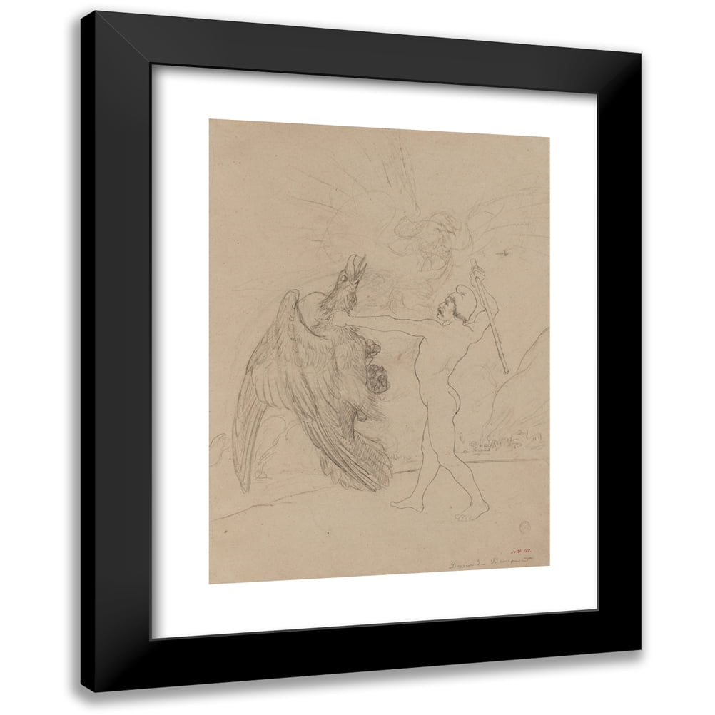 Félix Bracquemond 11x14 Black Modern Framed Museum Art Print Titled ...