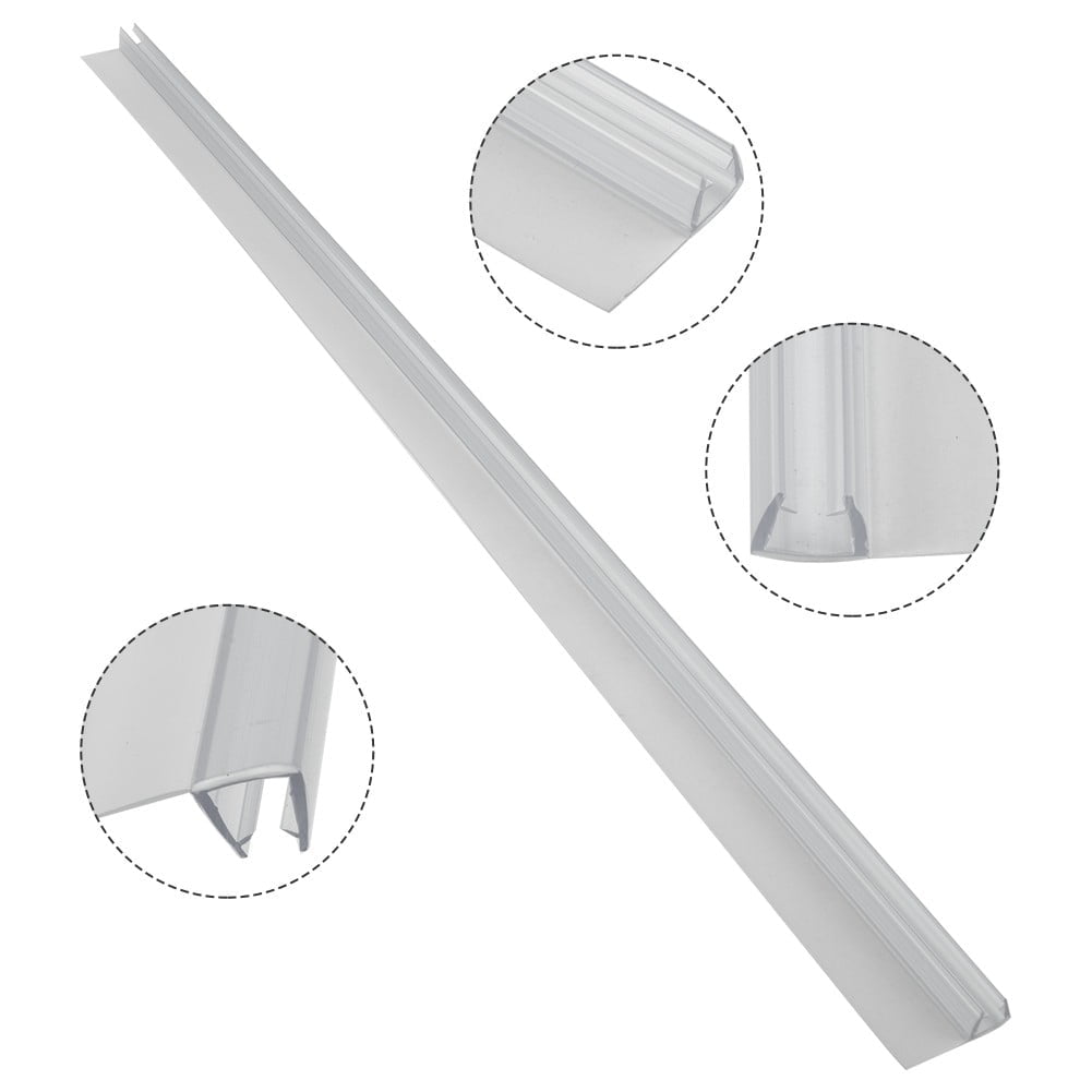 F-type PVC Shower Screen Seal Strip 6/8/10/12/15mm Glass Door Bath ...