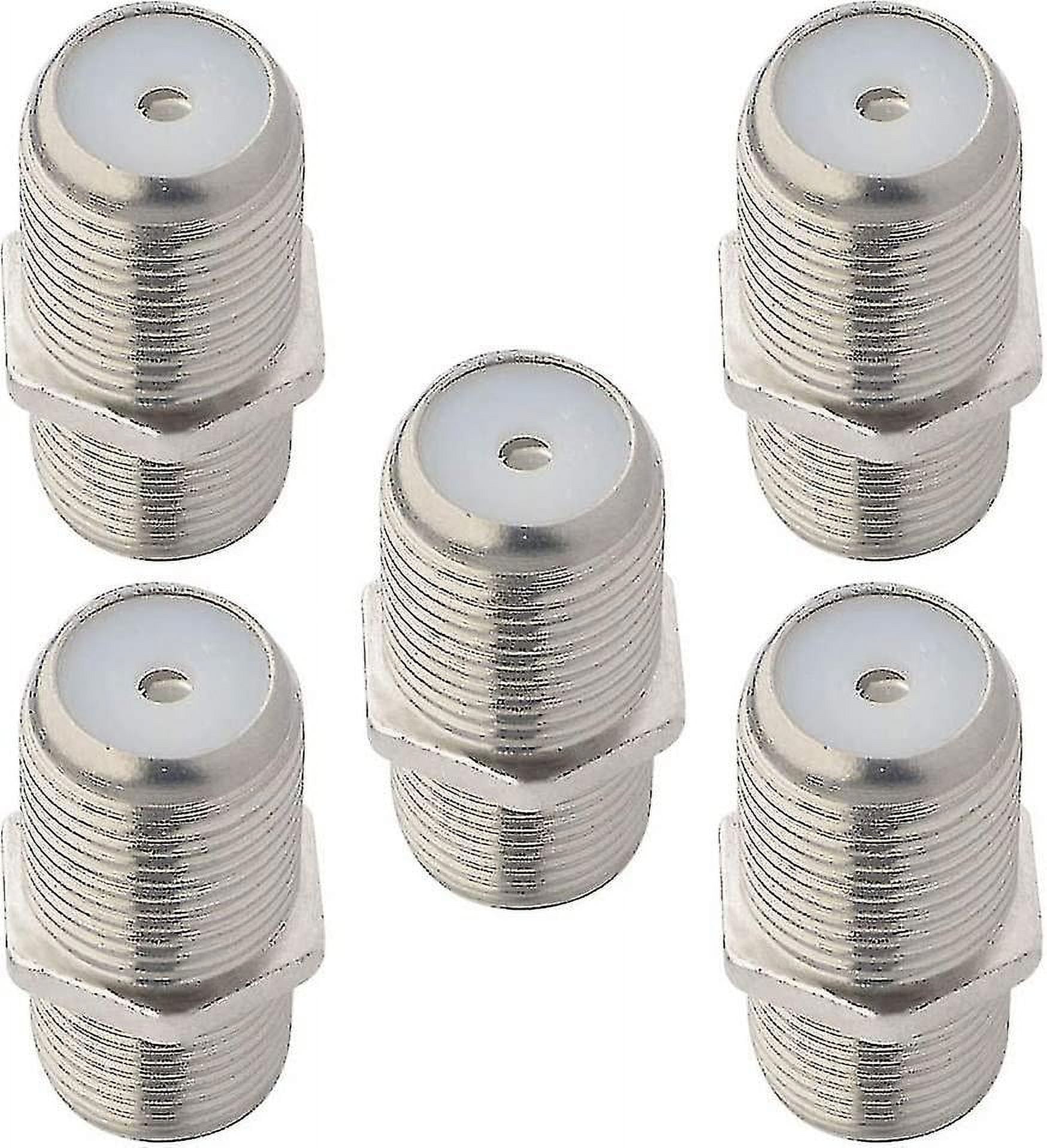 F-type Rf Coaxial Connectors Rg6 Adapter F Female To F Female Antenna ...