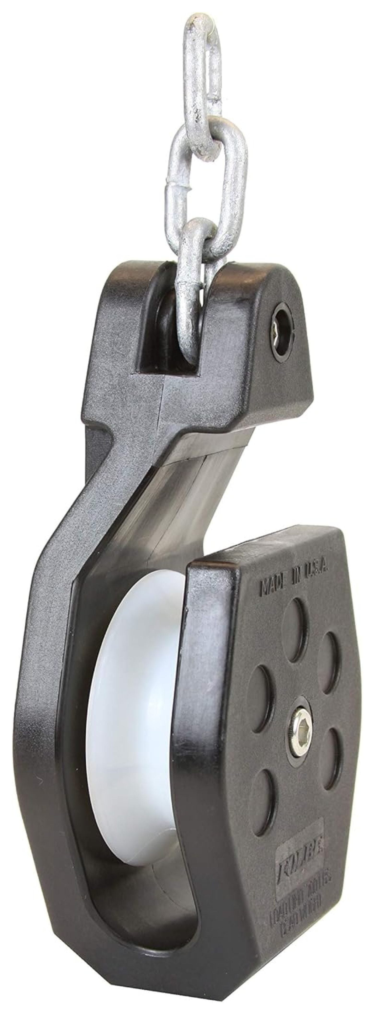 F008 - Open Block Crab Pot Pulley with Chain - Walmart.com