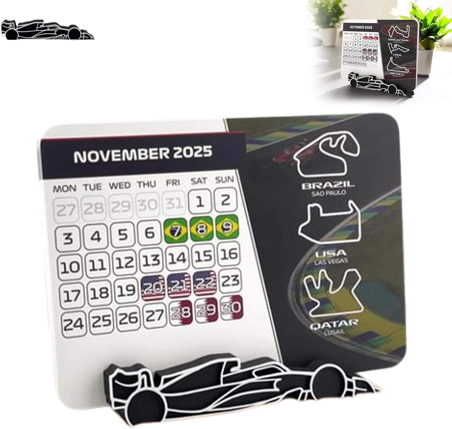 F1 2025 Calendar, 2025 Formula 1 Racing Calendar, 2025 Desktop Calendar ...