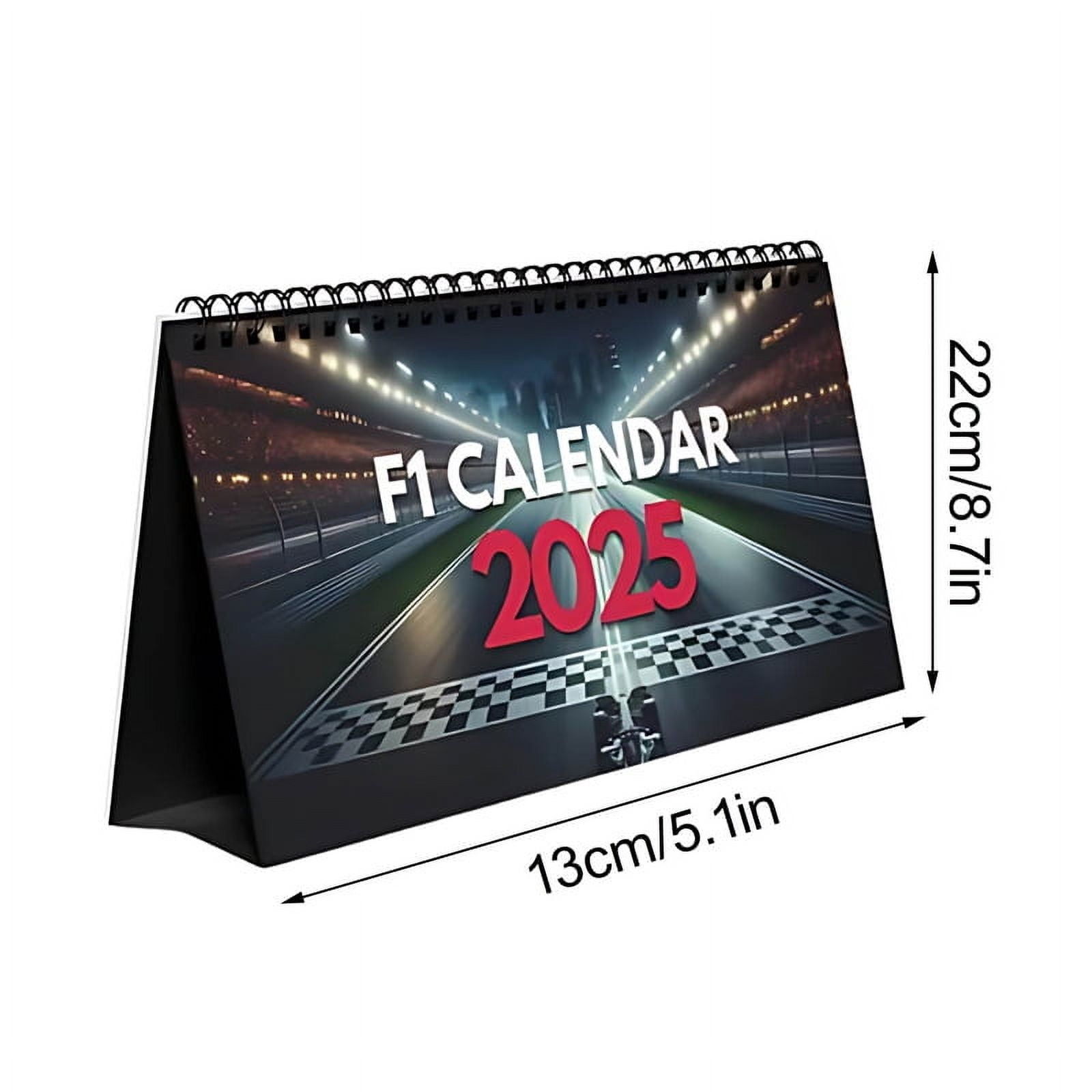 F1 2025 Desktop Calendar Experience The Thrill Of Racing In Style 2025 ...