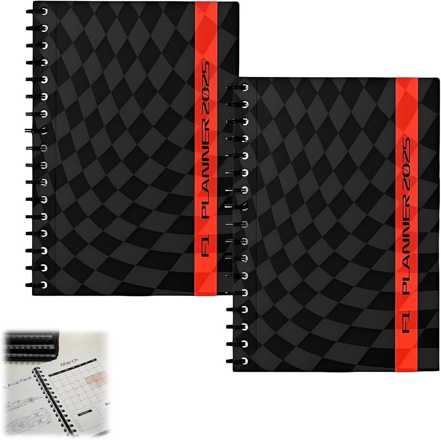 F1 2025 Planner and Calendar, 2025 New Planner with F1 track Design ...