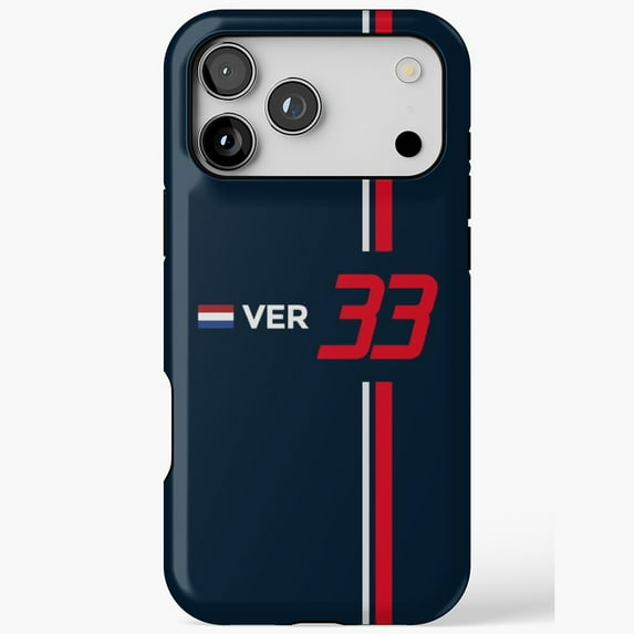 F1 33 Verstappen Racing Red iPhone Case 17 11 12 13 14 15 16 Pro Max ...