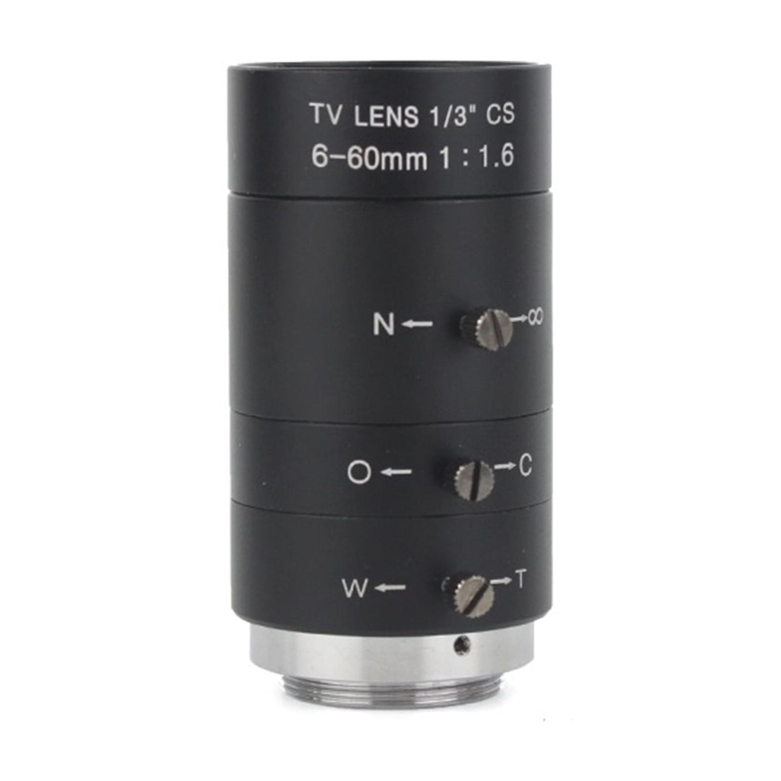 F1.6 6-60mm HD CCTV Zoom Lens Big View High Working Distance CS C Mount ...