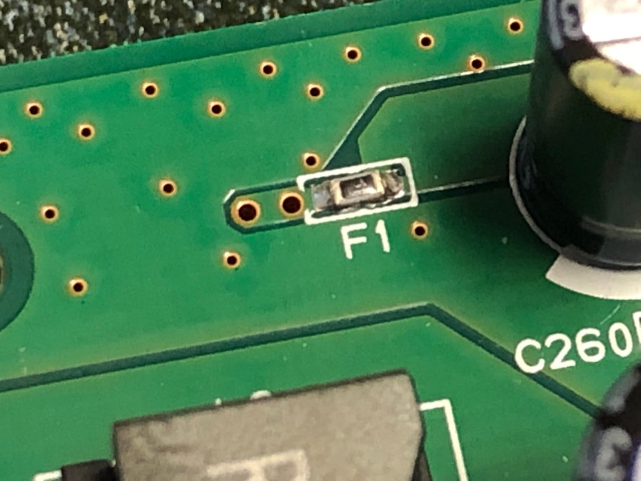 F1 Fuse (also F2, F3...) for Epson Mainboard - Fix Error 0x9A or 031006 ...