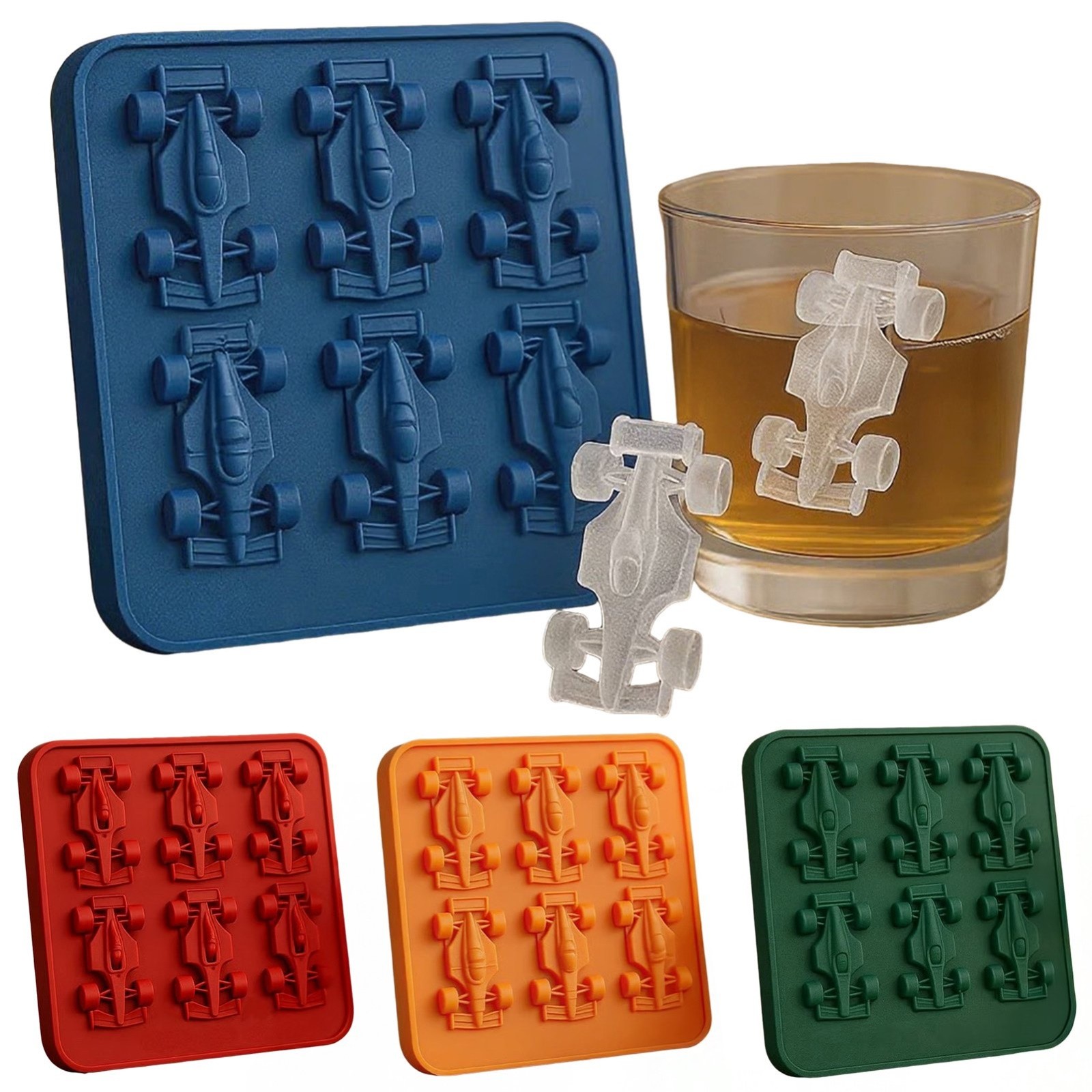 F1 Ice Mold, Formula Racing Car Ice Mold, Race Car Silicone Molds for ...