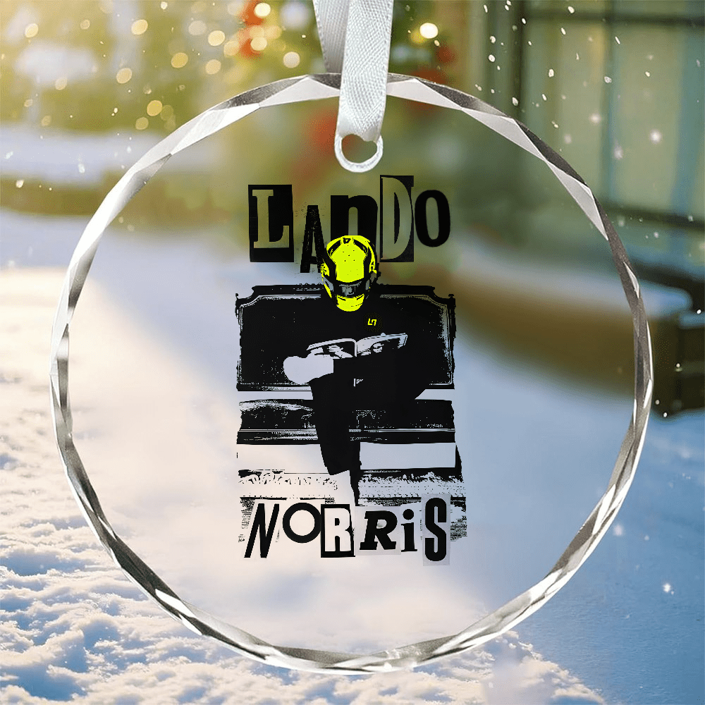 F1 Lando Norris Ransom Note VintageOrnament, Home Decoration, Crystal ...