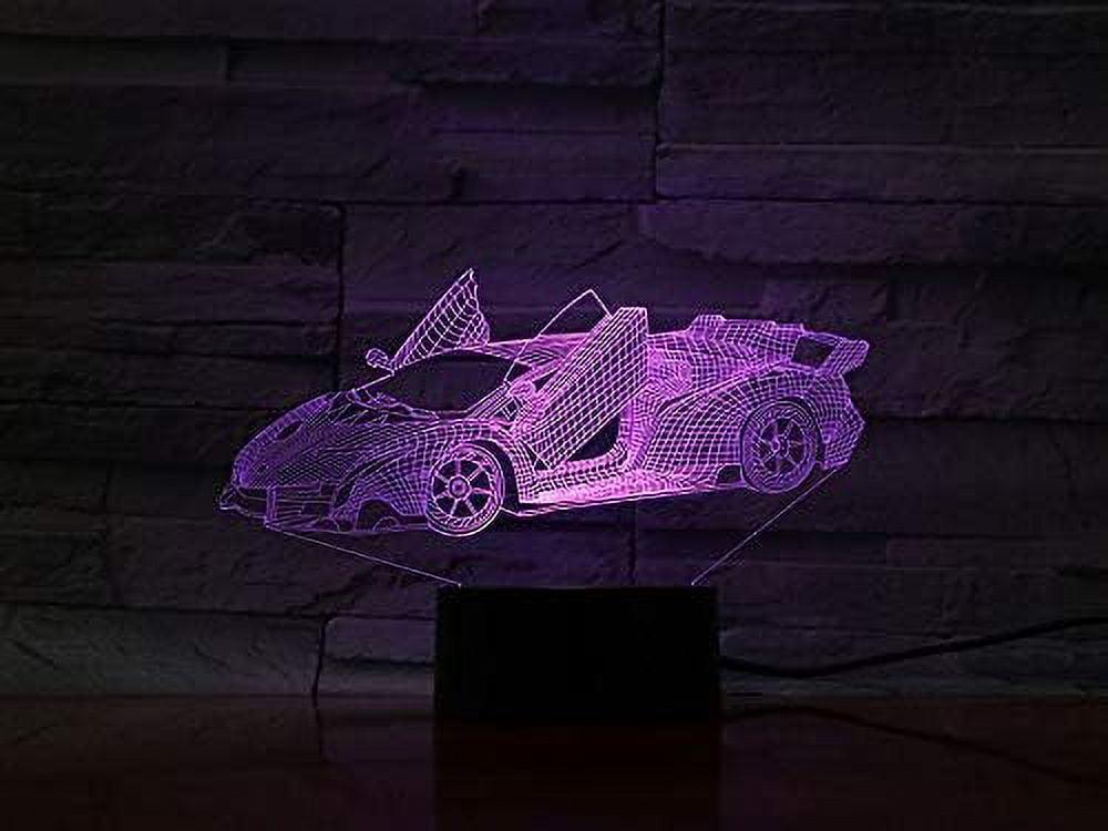 F1 Race Car Lamp, Lamp for Teen Boys Room, Valentines Gifts for Kids ...