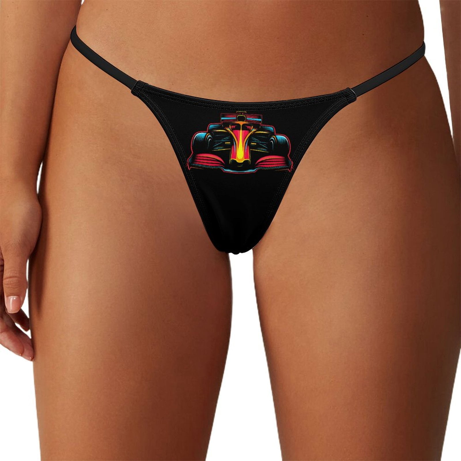 F1 Racing Car G-String Thongs for Women Sexy Underwear Stretch T-back Tangas Low Rise No Show ...