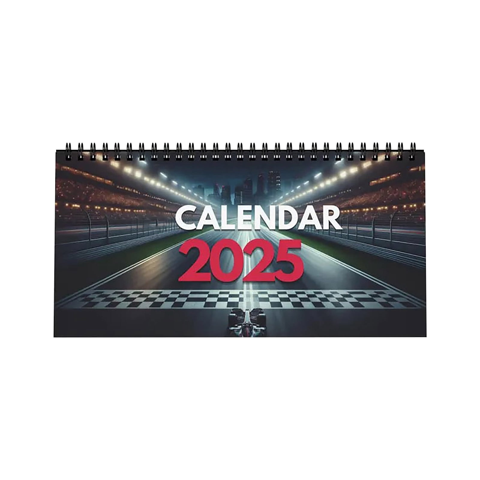 F1 Racing Theme Paper Desktop Calendar, Home Office Decor Itinerary ...