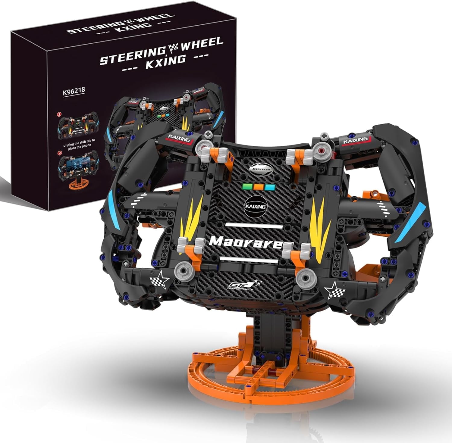 F1 Steering Wheels Building Set for Adults, 1:1 Scale Collectible Race ...