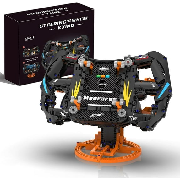 F1 Steering Wheels Building Set for Adults, 1:1 Scale Collectible Race ...