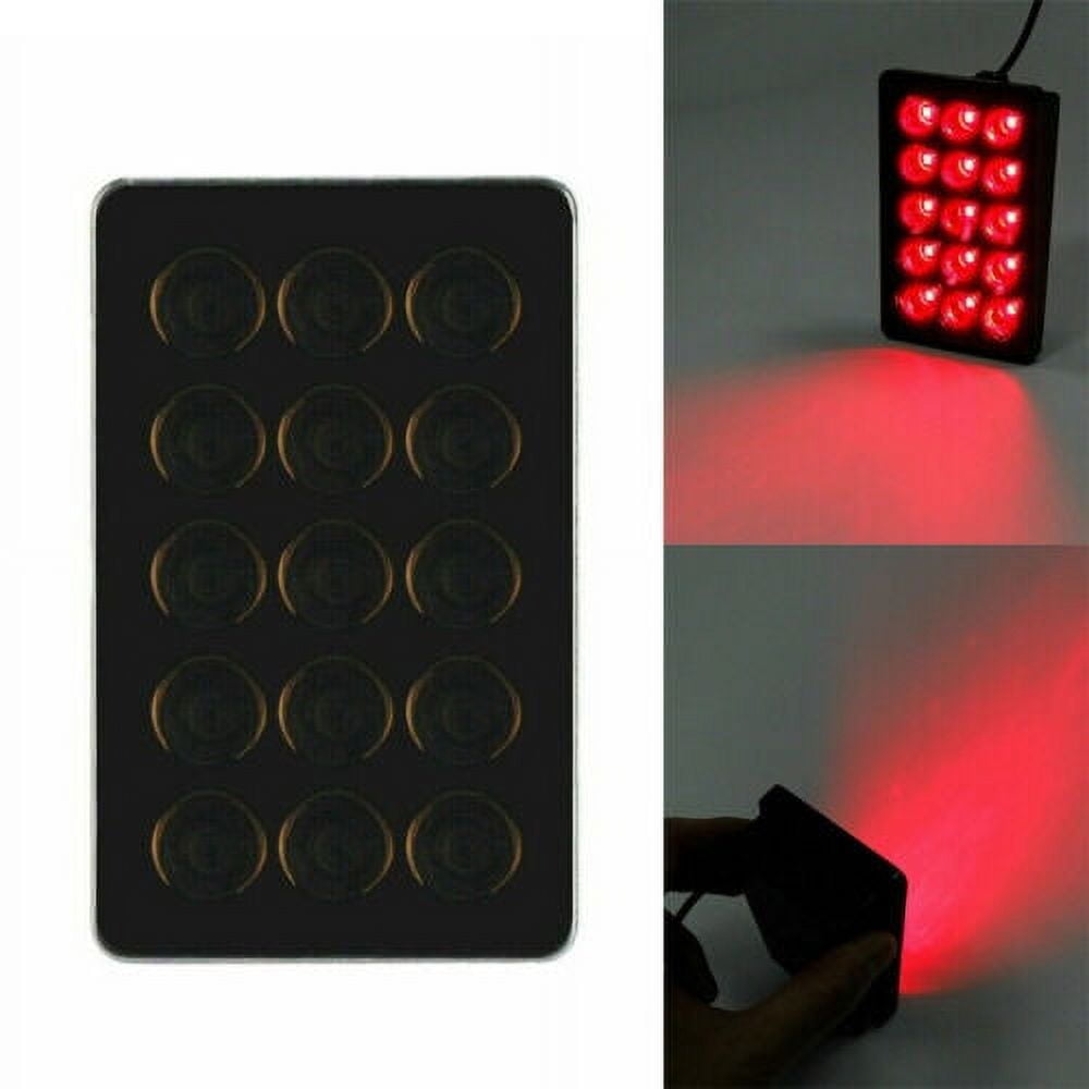 F1 Style 15 LED Rear Third Brake Light Strobe Flashing Tail Brake Stop Light - Walmart.com