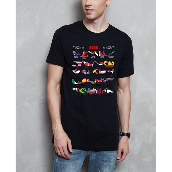 F1 World Tour 2026 T-Shirt, Formula Racing Fan Tee, Motorsport Graphic ...