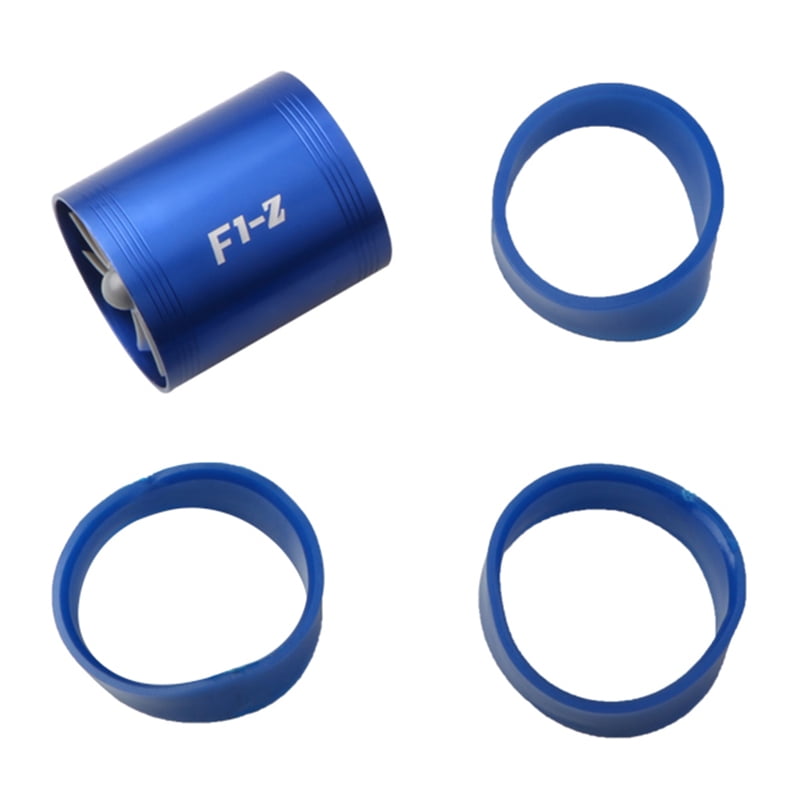 F1-Z Car Air Intake Double Turbine Refit Turbo Gas Fuel Oil Saver Fan ...