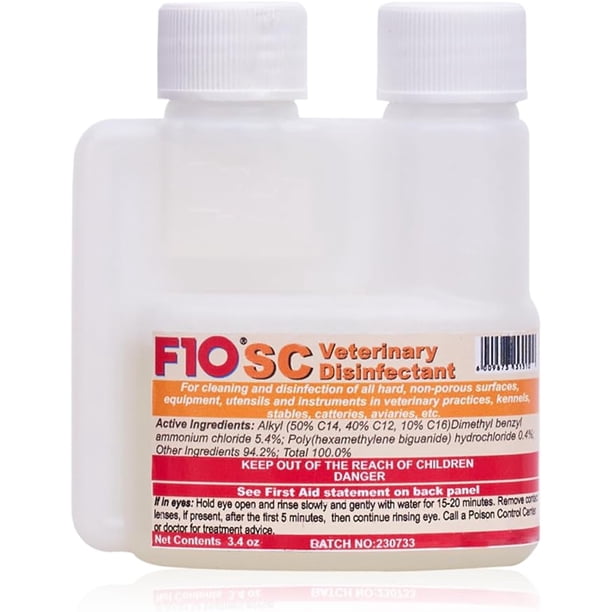 F10 SC Concentrated Veterinary Disinfectant & Cleaner for Kennels ...