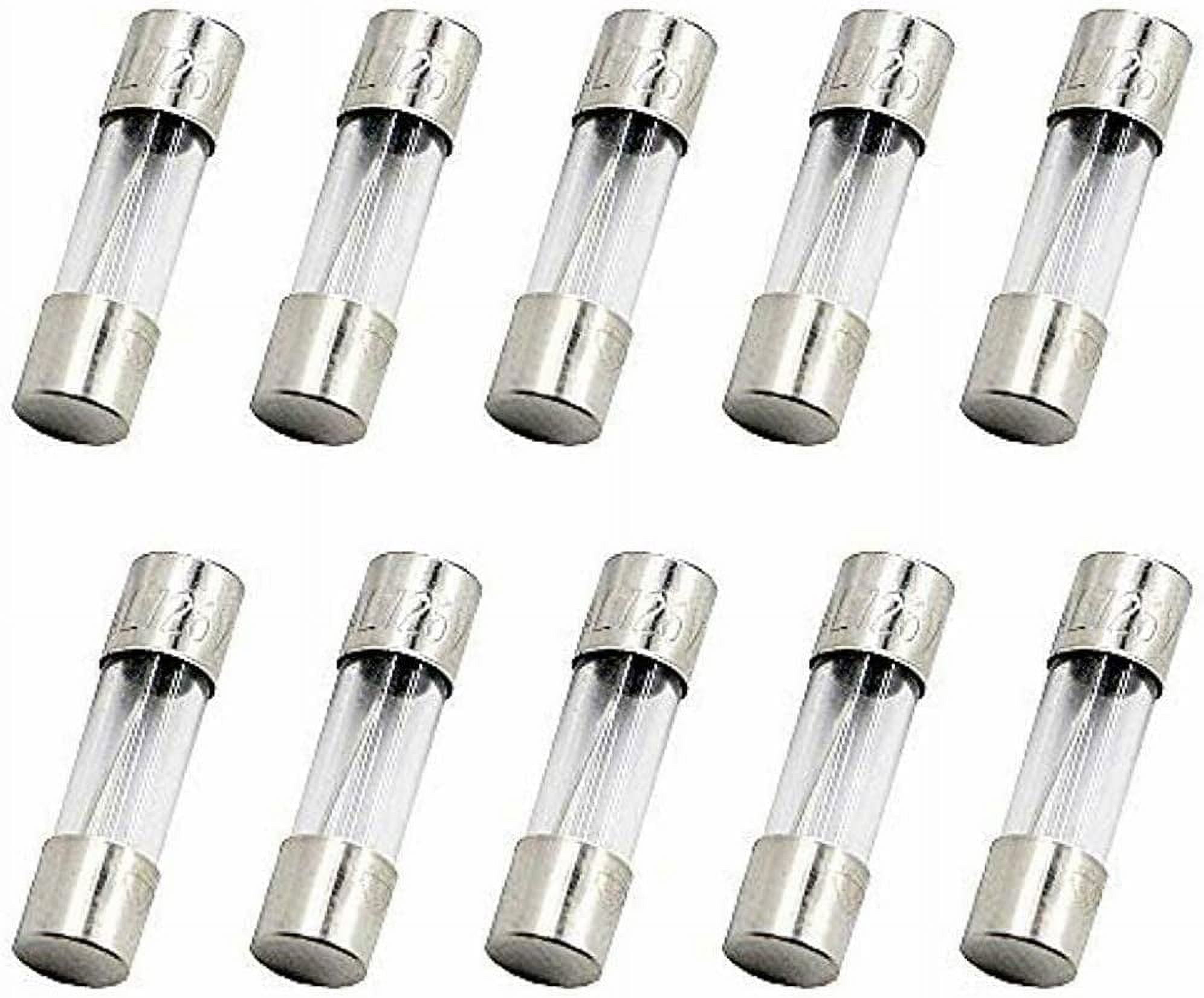 F10AL Fast-Blow Fuse 10amp 125V Glass Fuses 0.2 X 0.78 Inch / 20 Mm 10 ...