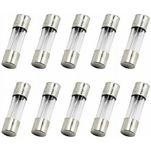 F10AL Fast-Blow Fuse 10amp 125V Glass Fuses 0.2 X 0.78 Inch / 20 Mm 10 ...