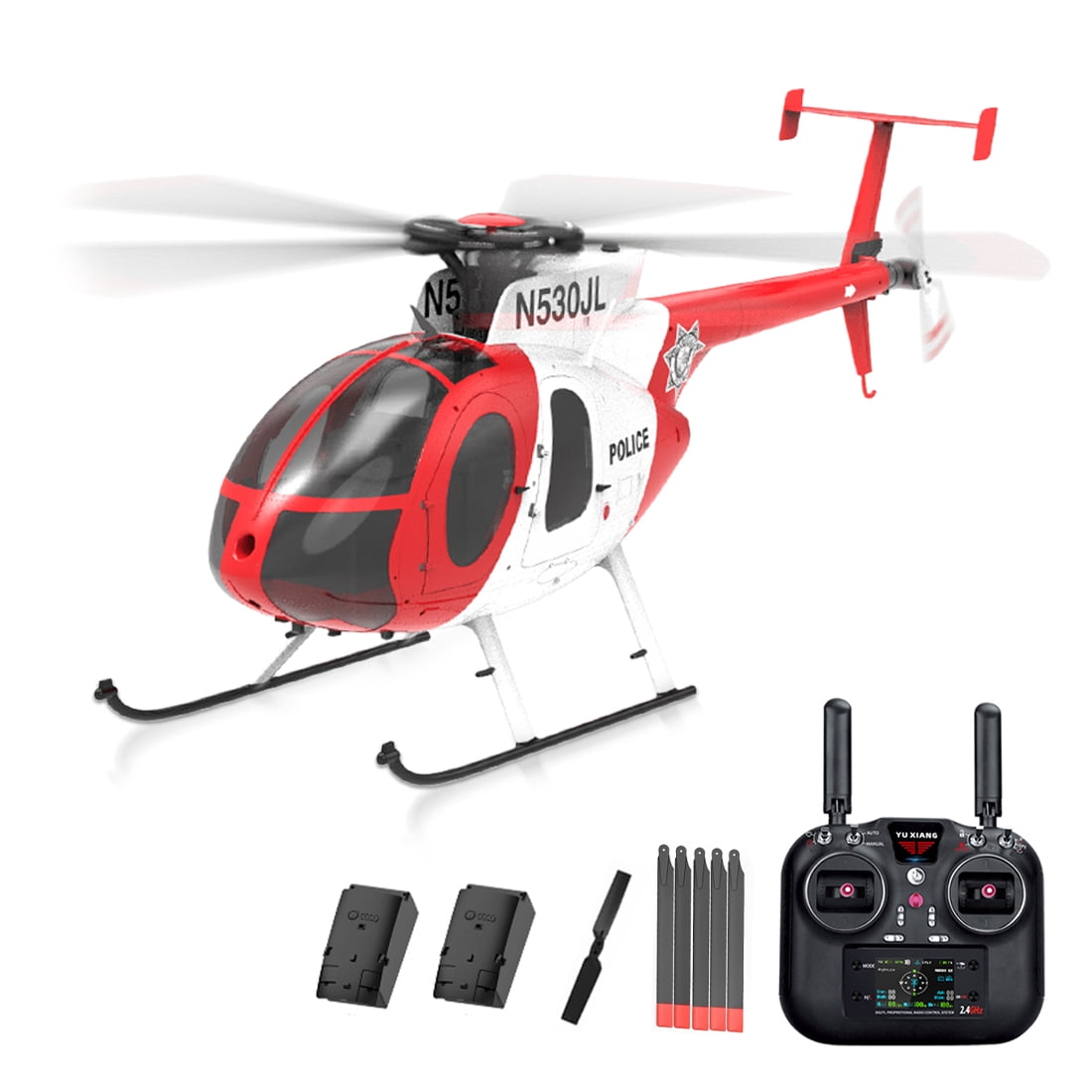 F119S MD500 Little Bird Smart GPS RC Helicopter with LED Lights, 1/16 ...