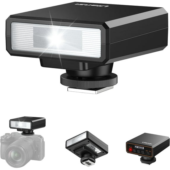 F12 Mini Flash, GN12/CCT 5600K Camera Speedlite Flash for Fuji ...