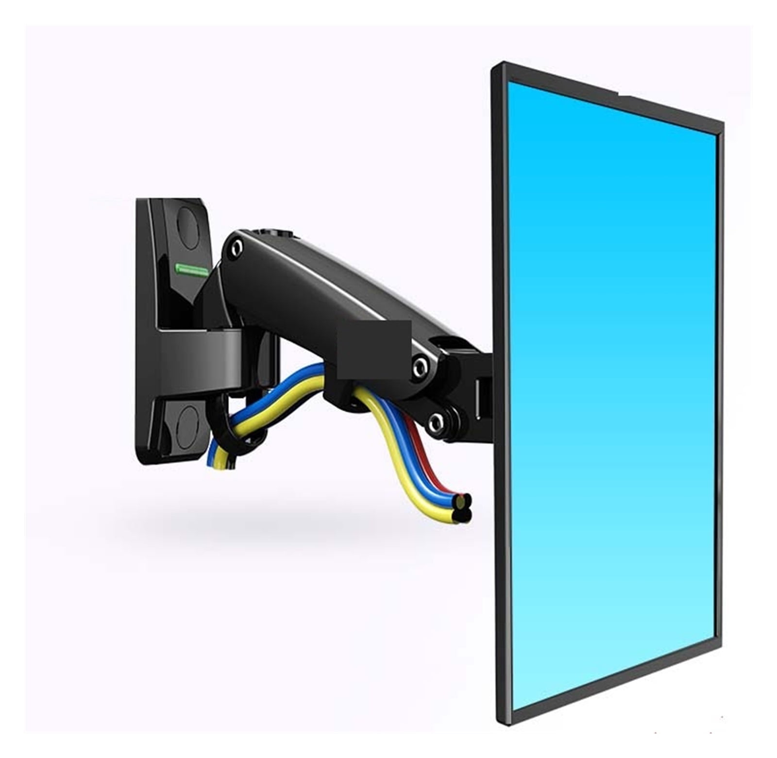 F120 17-27" Gas Spring Full Motion TV Wall Mount Bracket LCD Monitor ...