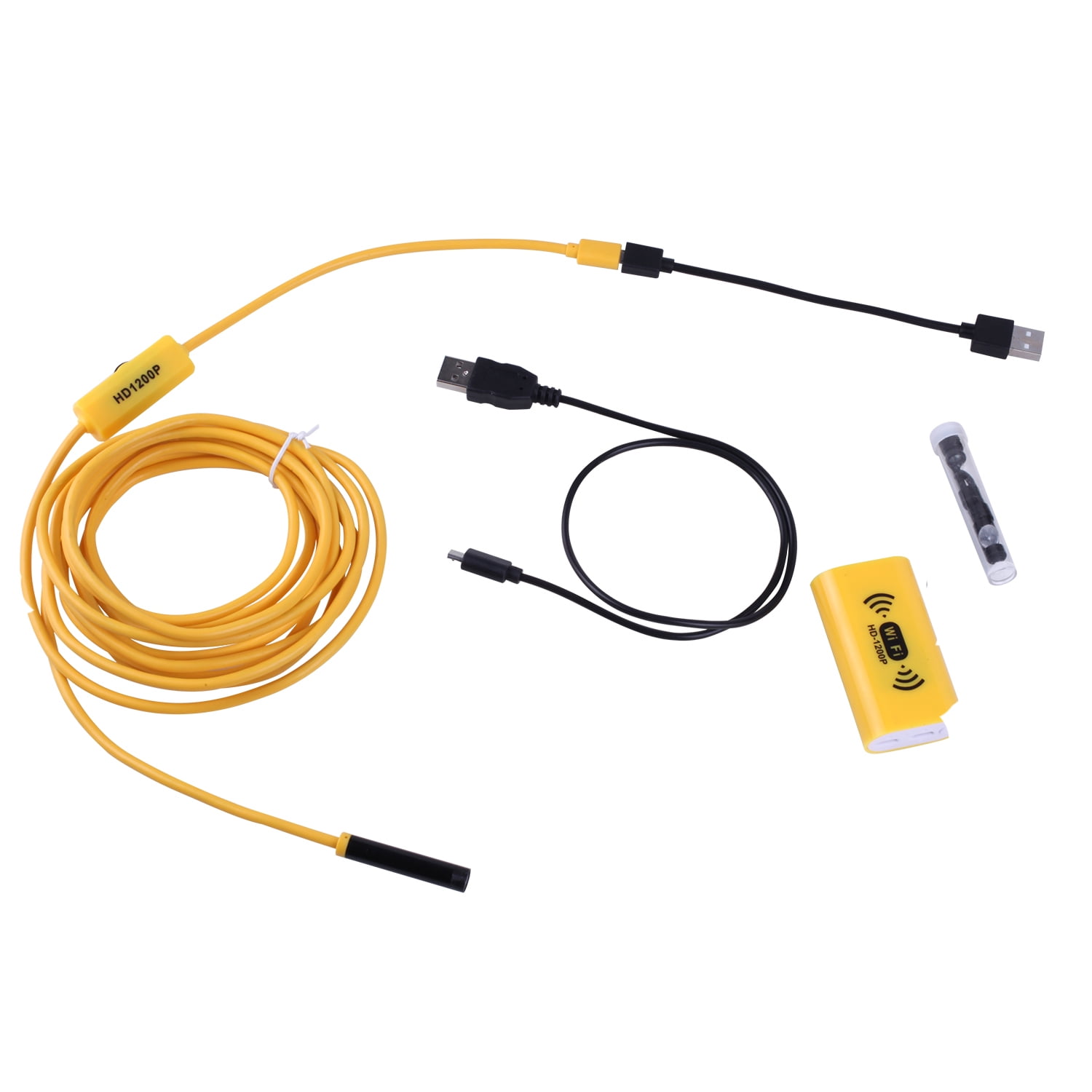F130 8mm Wireless Endoscope Camera IP68 Waterproof WiFi Inspection 2 ...