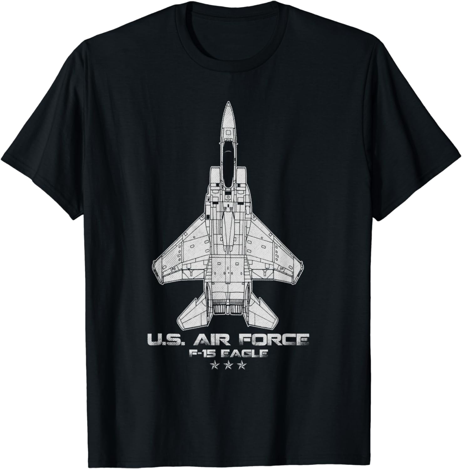 F15 Eagle Air Force Fighter Jet Military Aircraft US Veteran T-Shirt ...