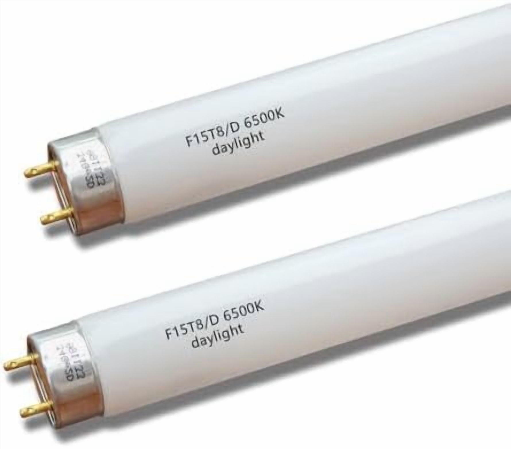 F15T8-D Daylight 15W Fluorescent Bulb,18'' F15T8/DL 6500K T8 Linear ...