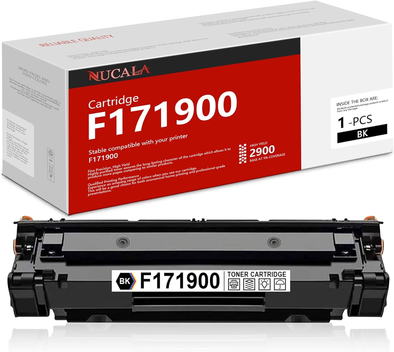 F171900 Toner Cartridge Black, F171900 Toner Cartridge Replacement for ...