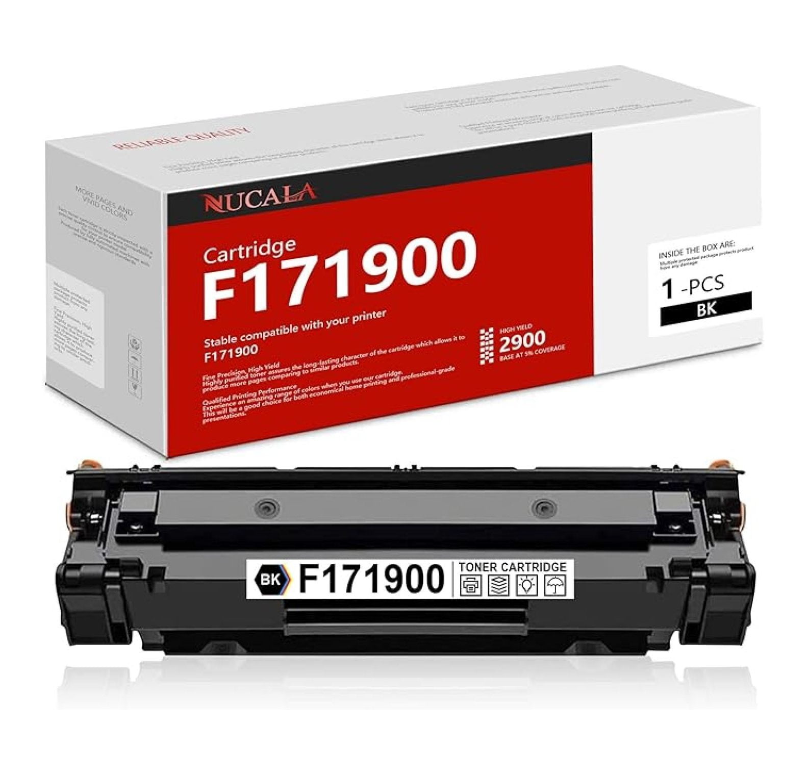 F171900 Toner Cartridge - Black, NUC Compatible Printer Toner ...