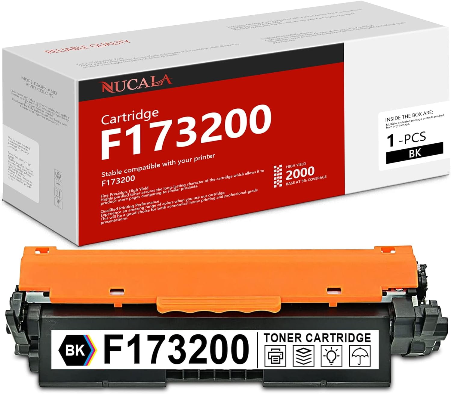 F173200 Black Toner Cartridge (1-Pack) .F173200 Toner Cartridge ...