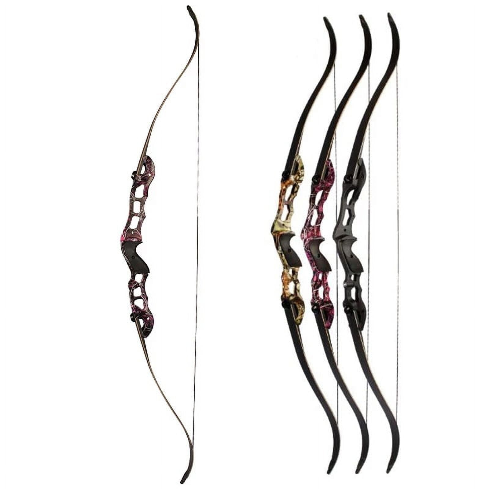 F185 60" Recurve Bow 30-50 lbs American Hunting Bow with 21 Inches CNC ...