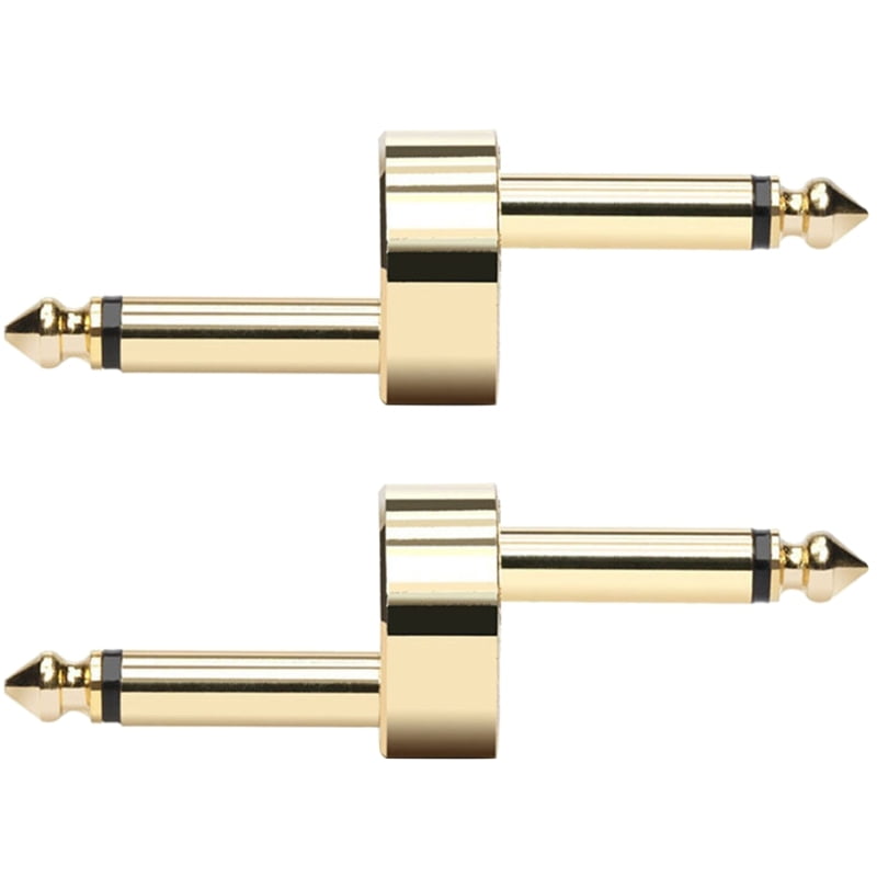 F1FD 6.35mm (1/4") Guitar Effect Pedal Couplers, Plug Adaptor for ...