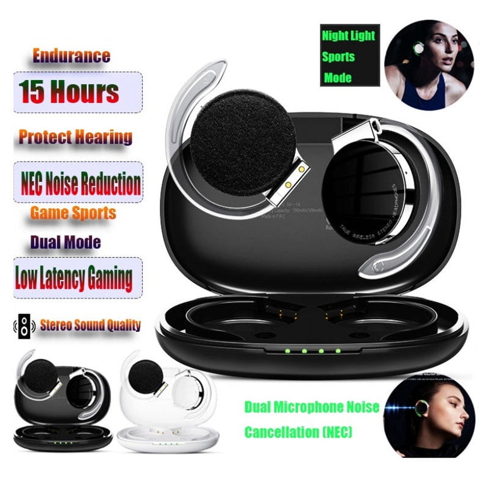F2 Tws Wireless Bluetooth-compatible Headset Noise-cancelling Night ...