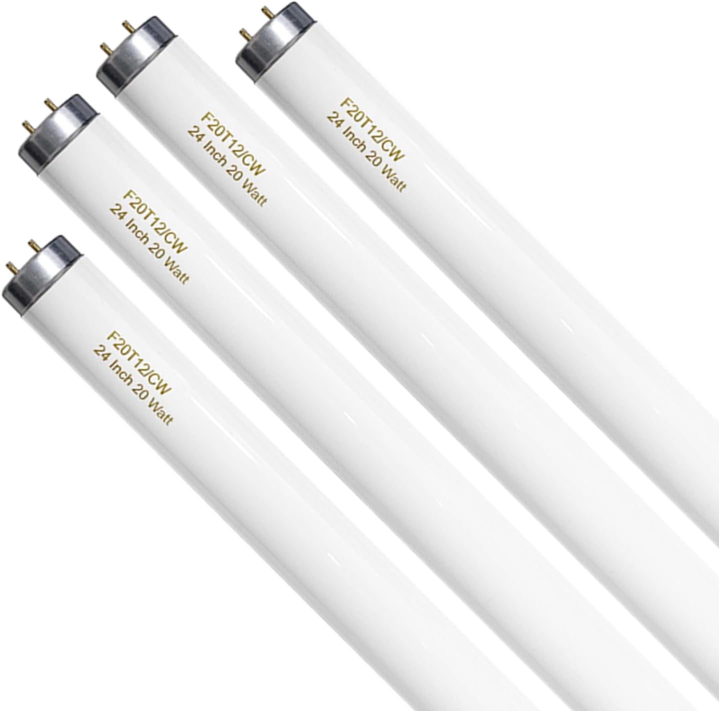 F20T12/CW 20 Watt Light Bulb Cool White, 24 Inch T12 Fluorescent Tube ...