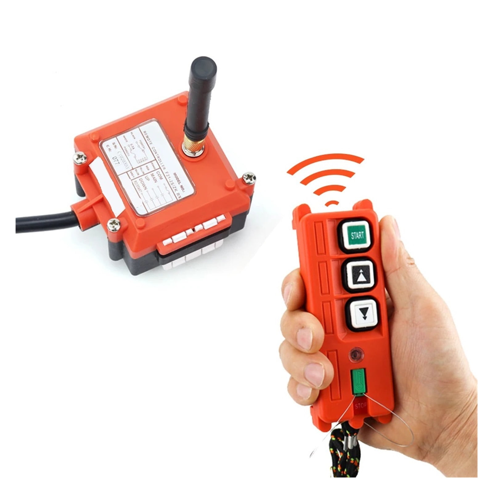 F21-2S Wireless Industrial Remote Controller Electric Hoist Remote ...