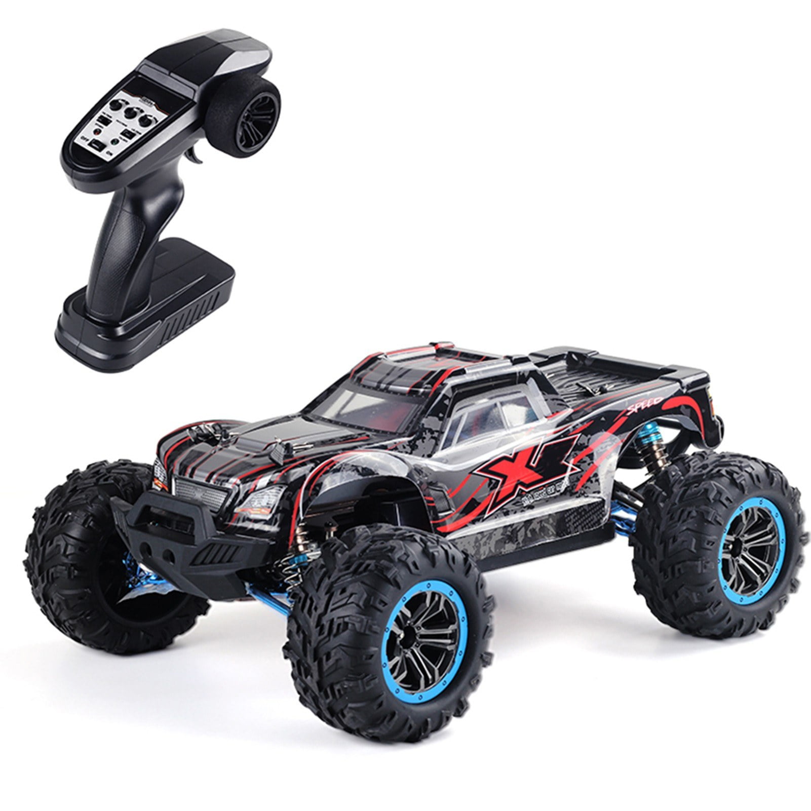 F21A 1/10 2.4GHz 75km/h Remote Control Off-Road Car 4WD Brushless Motor ...