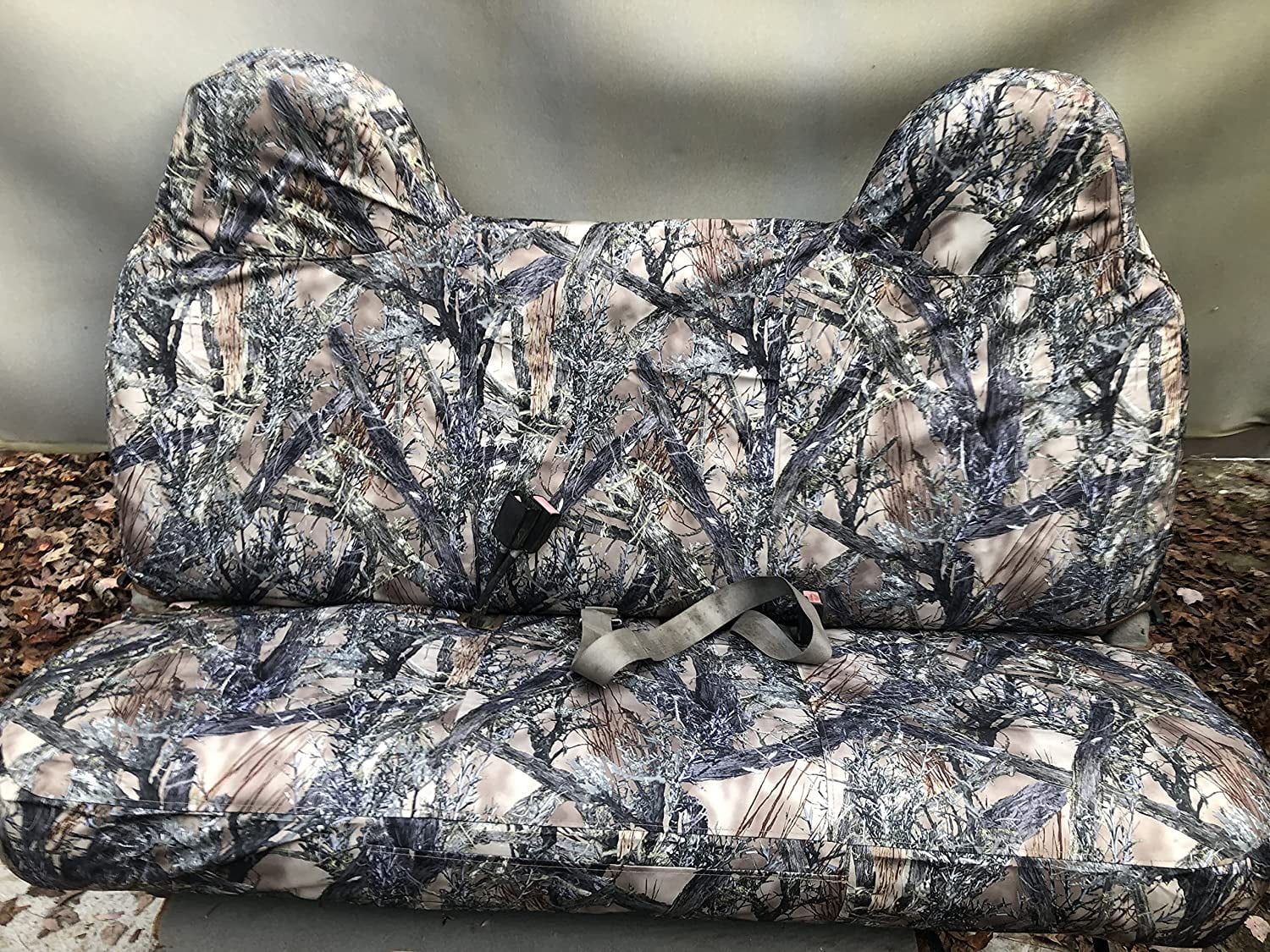 F236 Ford F250-F350-F450-F550 Super Duty truck. Front solid bench seat with molded headrests ...