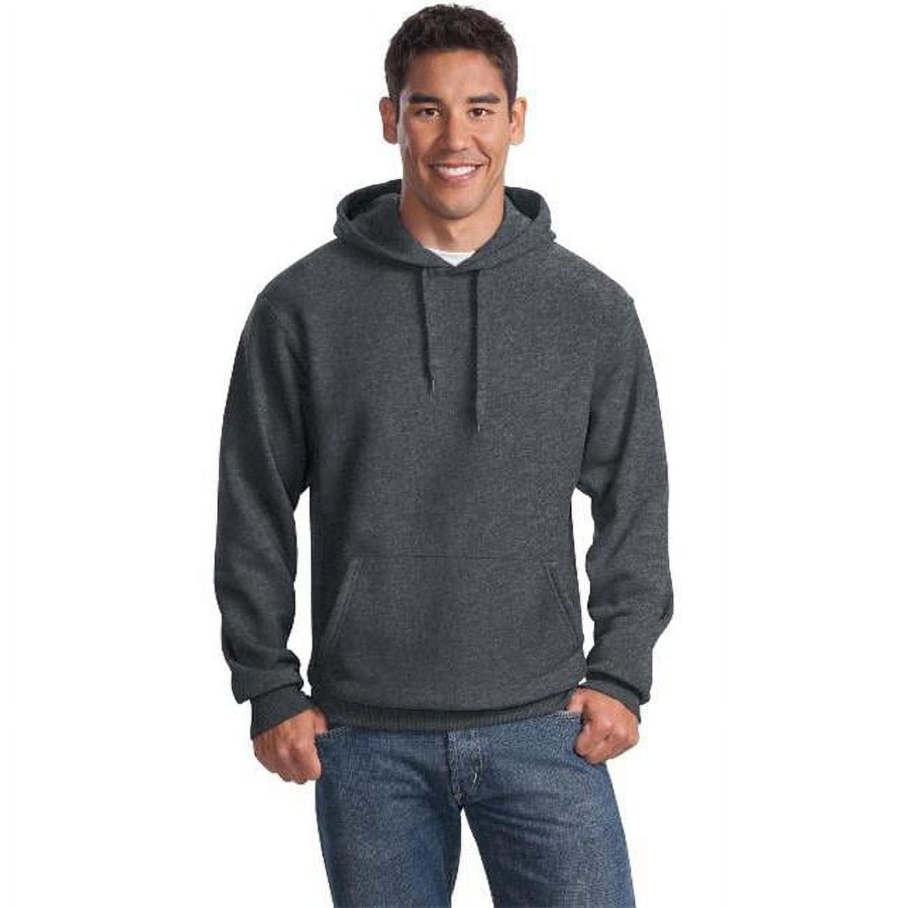 F281 Mens Super Heavyweight Pullover Hooded Sweatshirt, Graphite ...
