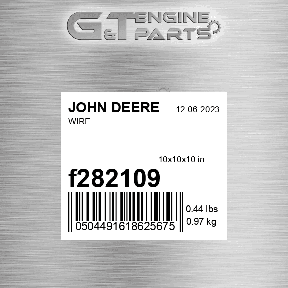 F282109 WIRE fits JOHN DEERE (New OEM) - Walmart.com