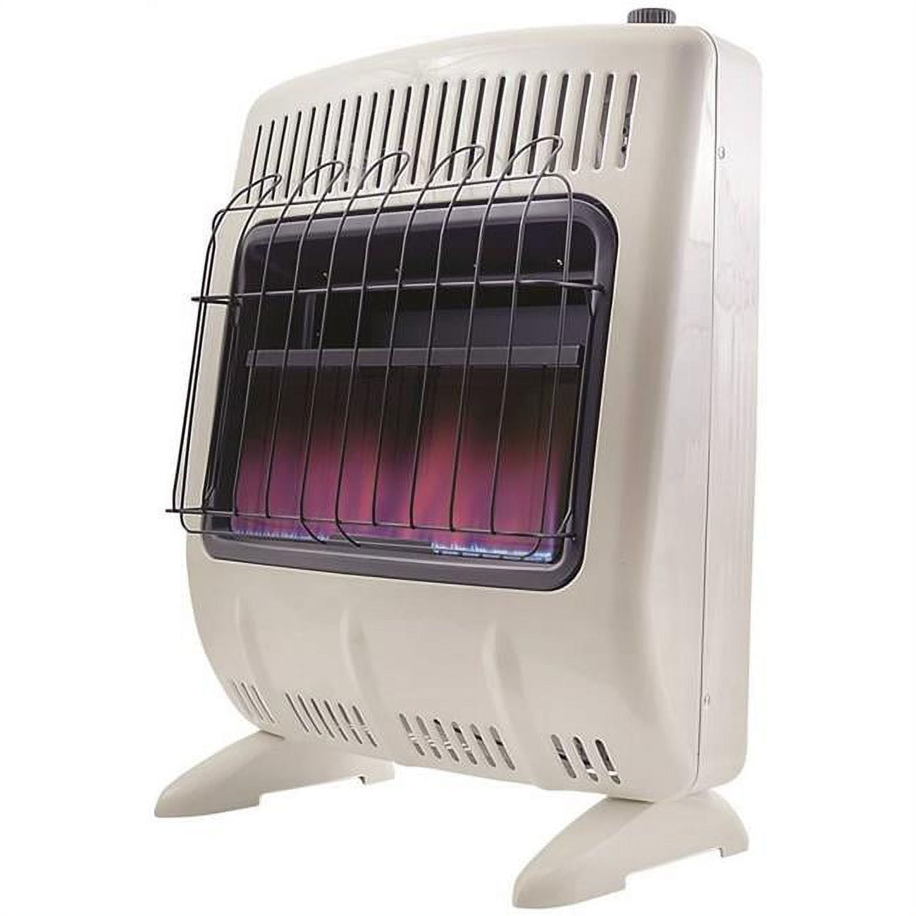 Den Designs Natural Gas Indoor Heater, Blue Flame, 30K BTU, 750 Sq. Ft ...