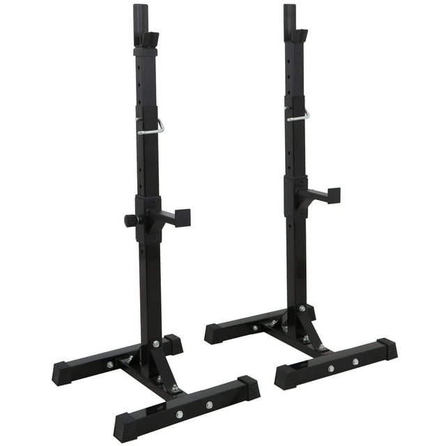 F2C Power Weight 550LBS Adjustable Squat Rack with Safety Pins - Heavy ...