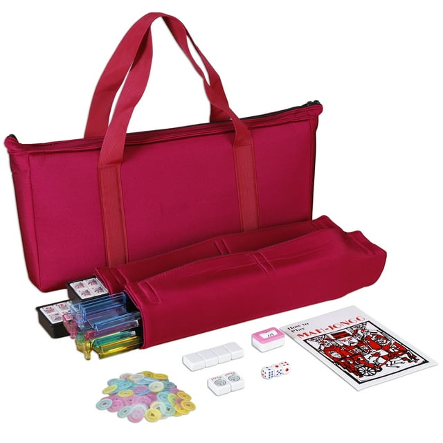 F2C High-Quality 166 Tiles American Mahjong Set W/Hand-Painted Tiles ...