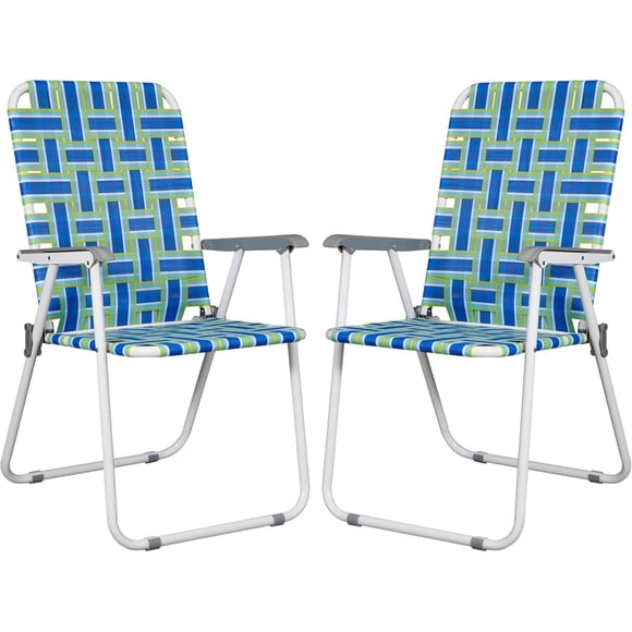 Aluminum Webbed Folding Lawn Chairs